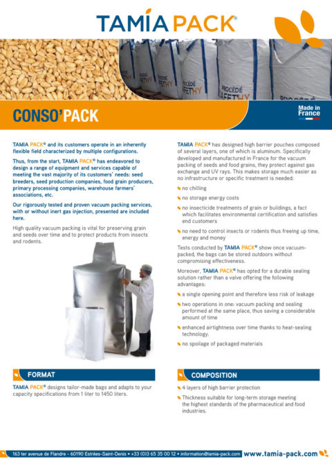 CONSO'PACK - TAMIA PACK®